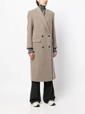 LOW CLASSIC Double-breasted Wool Coat