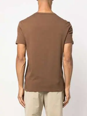 TOM FORD Solid-color Crew-neck T-shirt - Brown
