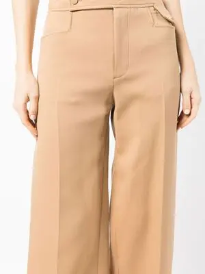 LOW CLASSIC Pressed-crease Trousers