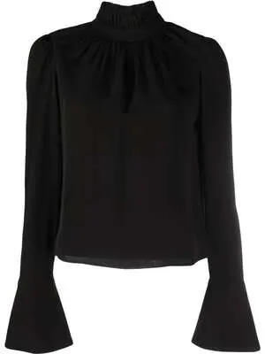 Rabanne Ruched Long-sleeve Top