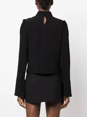 Rabanne Ruched Long-sleeve Top