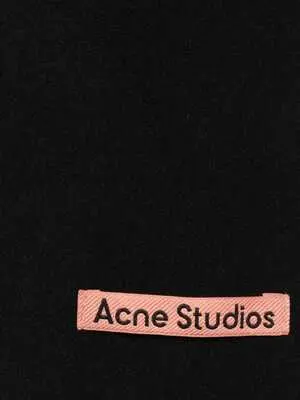 Acne Studios Tassel-detail Wool Scarf - Black