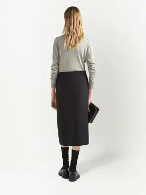 Prada Tricotine Midi Skirt