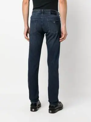 Emporio Armani Low-rise Skinny Jeans - Blue