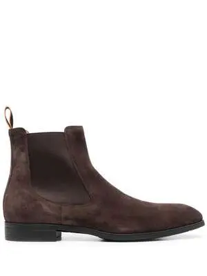 Santoni Elasticated-panel Boots - Brown