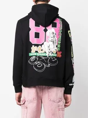 Gcds Logo-print Drawstring Hoodie