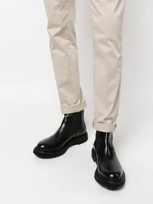 DONDUP Slim-fit Chino Trousers - Neutrals