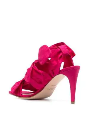 Red Valentino Bow-detail Heeled Sandals - Pink