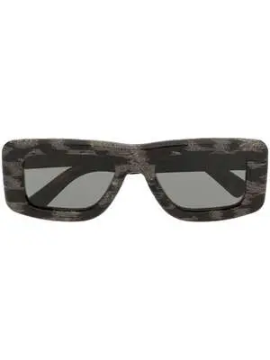 RETROSUPERFUTURE Tortoiseshell Rectangle Sunglasses - Brown