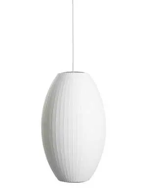 HAY Medium Nelson Cigar Bubble Pendant Lamp - White
