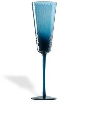 NASONMORETTI Gigolo Flute Glass - Blue