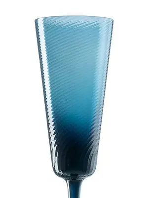 NASONMORETTI Gigolo Flute Glass - Blue