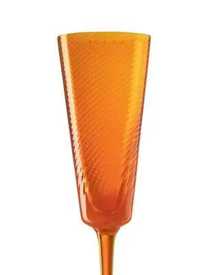 NASONMORETTI Gigolo Flute Glass - Orange