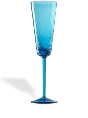 NASONMORETTI Gigolo Flute Glass - Blue