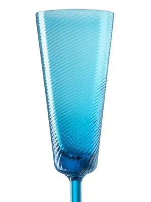 NASONMORETTI Gigolo Flute Glass - Blue