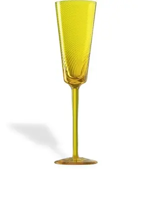 NASONMORETTI Gigolo Flute Glass - Yellow
