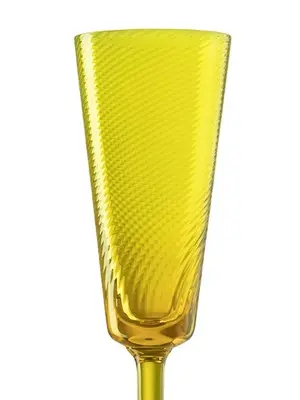 NASONMORETTI Gigolo Flute Glass - Yellow