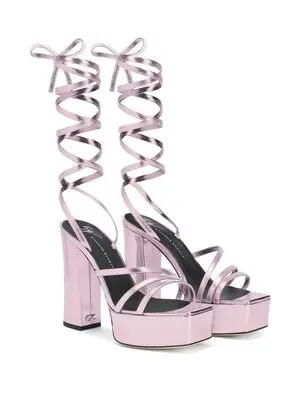 GIUSEPPE ZANOTTI 120mm Flavienne Platform Sandals