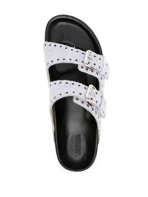 Isabel Marant Étoile Double-buckle Denim Sandals