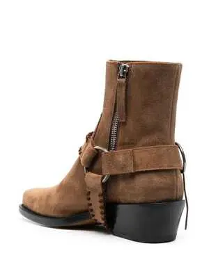 BUTTERO® Suede Ankle Boots - Brown