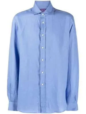 RALPH LAUREN Long-sleeved Linen Shirt