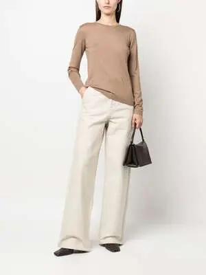 Ralph Lauren Cashmere Long-sleeve Sweater - Brown