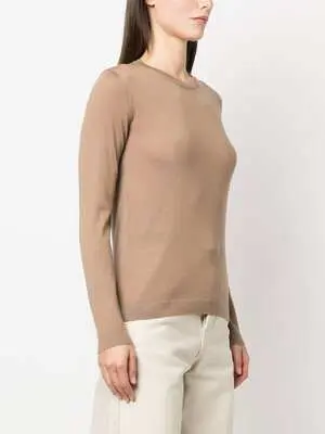 Ralph Lauren Cashmere Long-sleeve Sweater - Brown