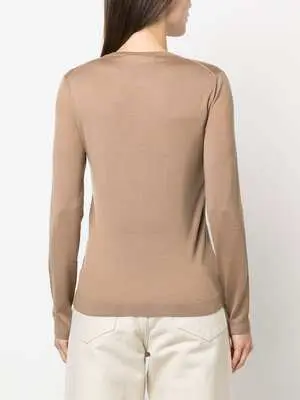 Ralph Lauren Cashmere Long-sleeve Sweater - Brown