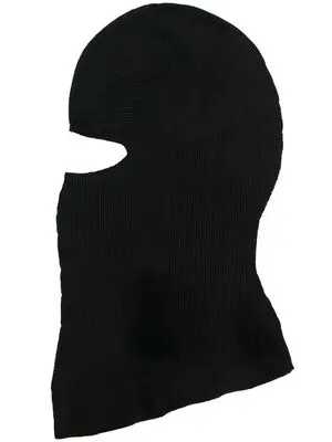 MISBHV Logo-embroidered Knitted Balaclava - Black