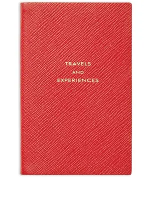 Smythson Travels And Experiences Notebook - Red