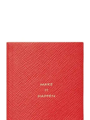 Smythson Make It Happen Leather Notebook