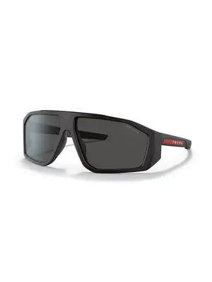 Prada Geometric Frame Sunglasses - Black