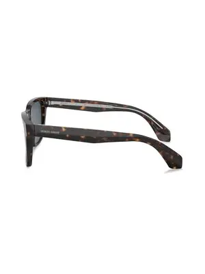 Giorgio Armani Tortoiseshell Square Frame Sunglasses