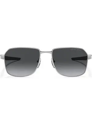 Prada Logo-print Sunglasses - Silver