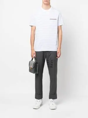 Thom Browne Stripe-print Cotton Shirt