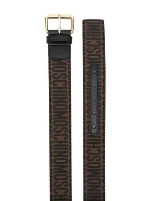 Moschino Logo-jacquard Buckle Belt