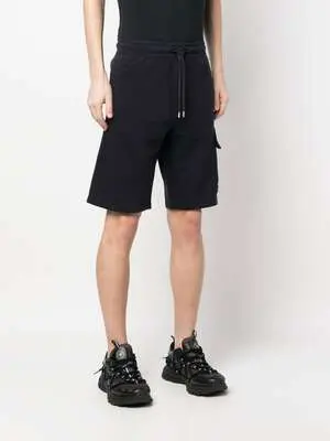C.P. COMPANY Lens Detail Cargo Shorts - Blue