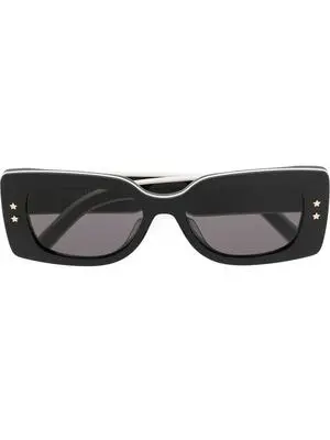 Dior Rectangle-frame Sunglasses Black