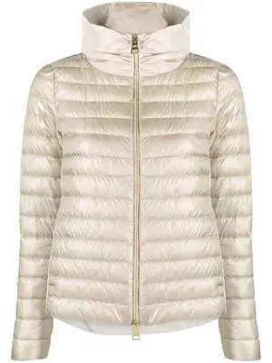 Herno Padded Zip-fastening Jacket - Neutrals