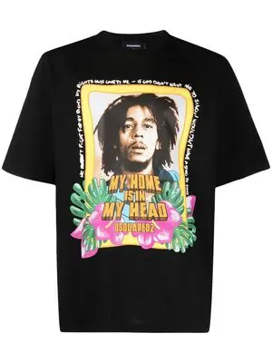 Dsquared2 Graphic-print Crew-neck T-shirt