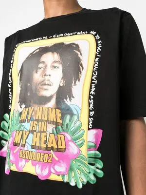 Dsquared2 Graphic-print Crew-neck T-shirt