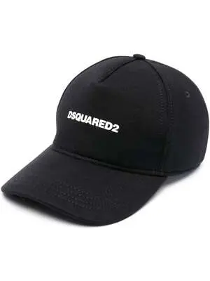 Dsquared2 Dsquared2 Embroidered Logo Baseball Cap Black