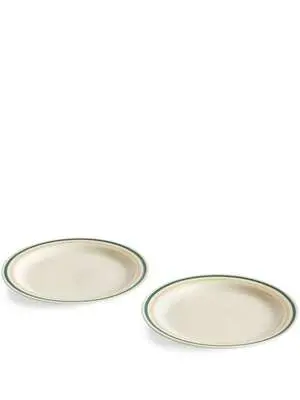 HAY Set Of Two Sobremesa Plates - Neutrals