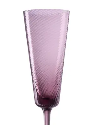 NASONMORETTI Gigolo Flute Glass - Purple