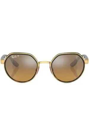 Ray-ban Geometric-frame Sunglasses - Gold