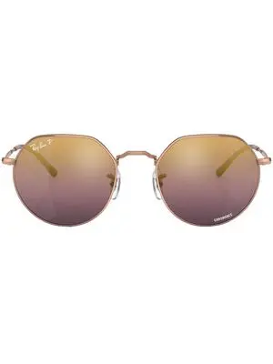 Ray-ban Geometric-frame Sunglasses - Gold