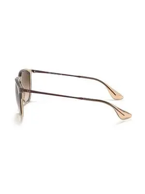 Ray-ban Erika Round-frame Sunglasses - Brown