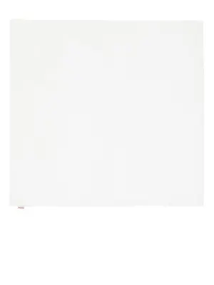 Moschino Embroidered Silk Scarf - White