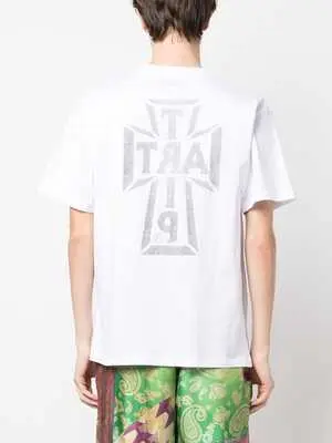 Aries Art Trip Logo-print T-shirt