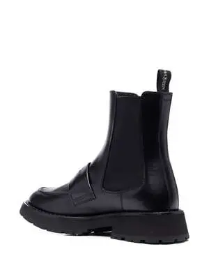 Alexander McQueen Leather Chelsea Boots